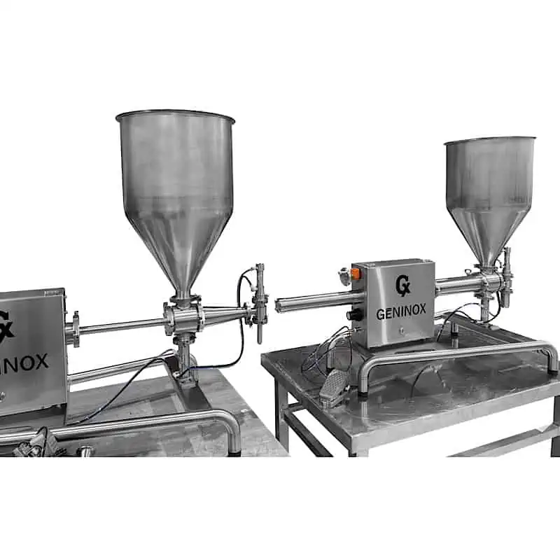 Single head table top piston filling machine